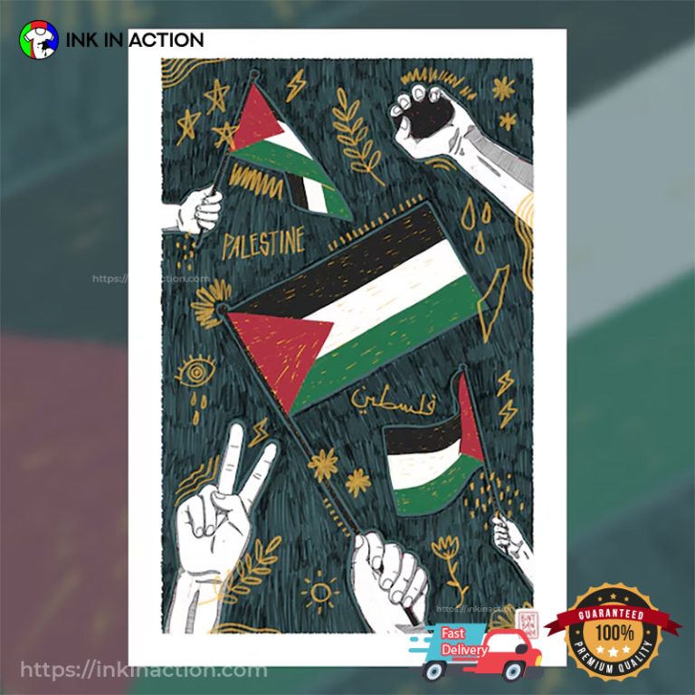 Free Palestine Flag Poster - Print your thoughts. Tell your stories.