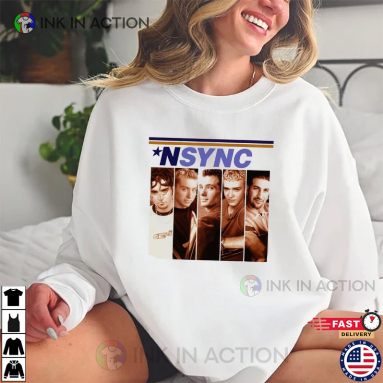 NSYNC 90's, Nsync Eras Boy Band Shirt - Print your thoughts. Tell your ...