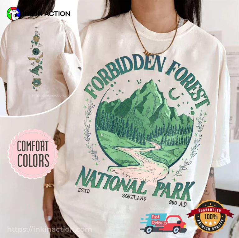 Forbidden Forest National Park HP Comfort Colors T-shirt - Print your ...