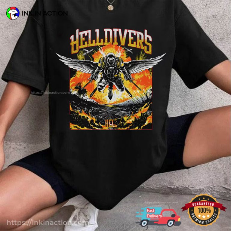 HellDivers 2 Video games Fanart T-shirt - Print your thoughts. Tell your stories.
