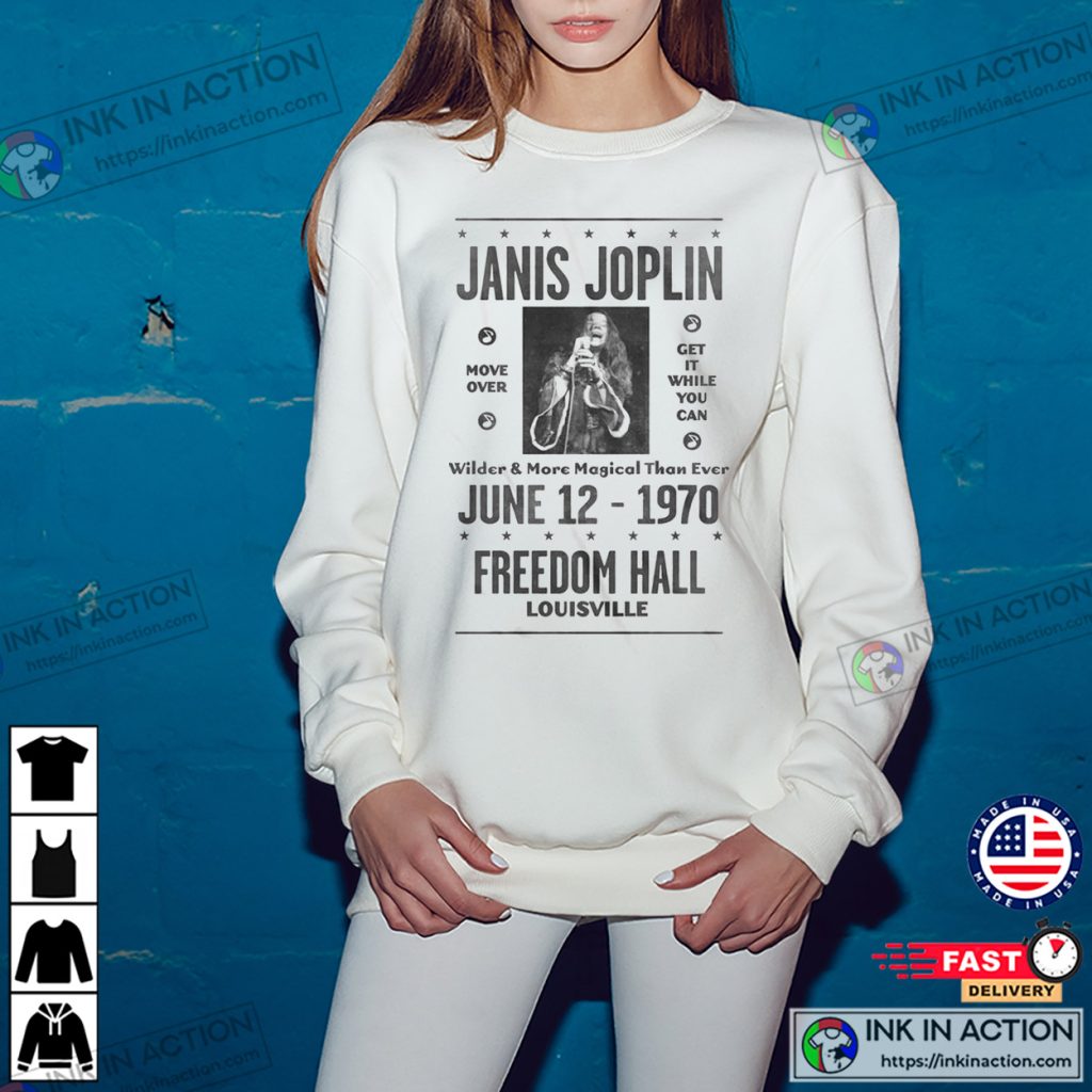 Janis Joplin Freedom Hall Louisville Vintage Concert T-shirt - Print ...