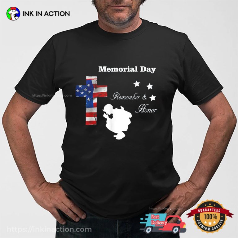 Remember & Honor The Fallen Memorial Day 2024 T-shirt - Print your thoughts. Tell your stories.