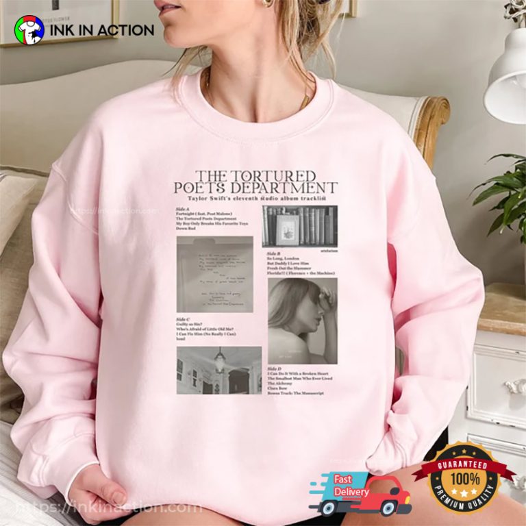 TTPD TS New Album Fanart Tee - Print your thoughts. Tell your stories.