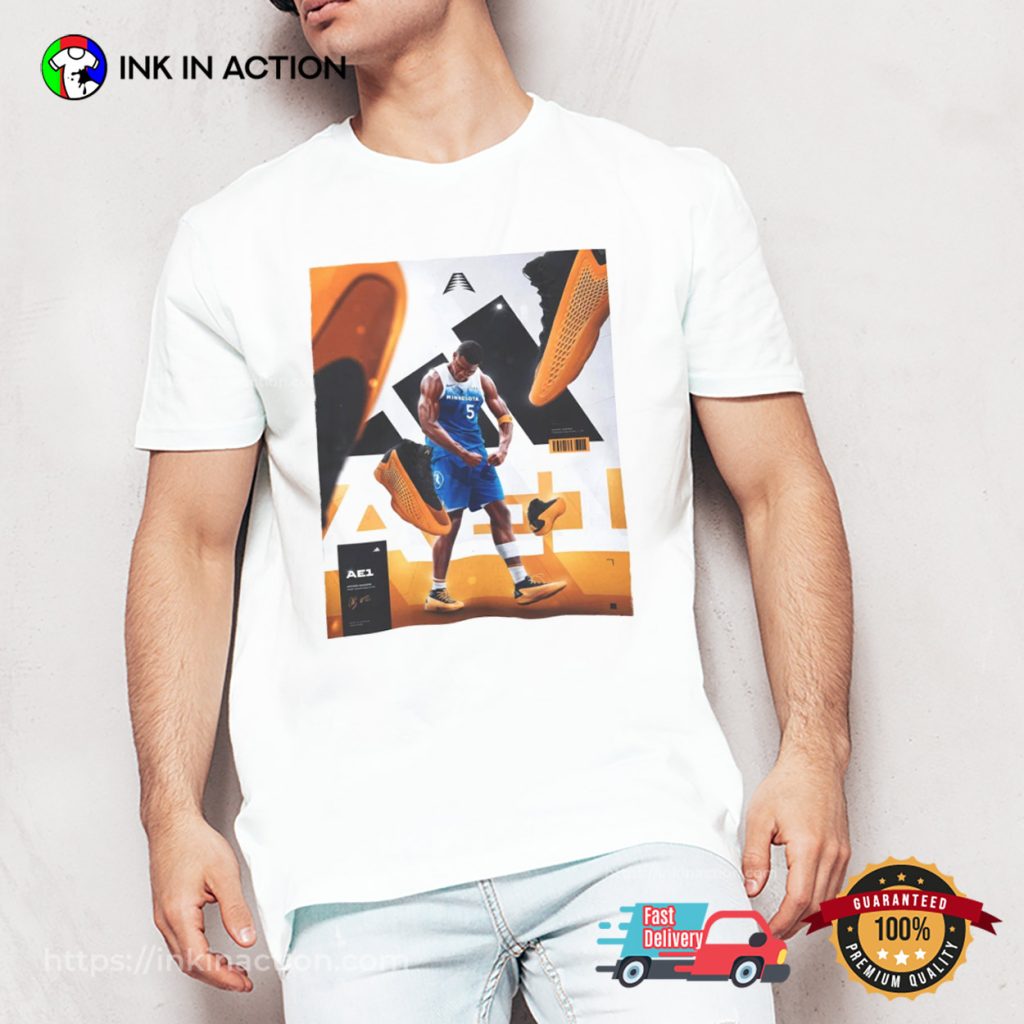 AE1 Anthony Edwards Ant Timberwolves Graphic Tee - Print your thoughts ...