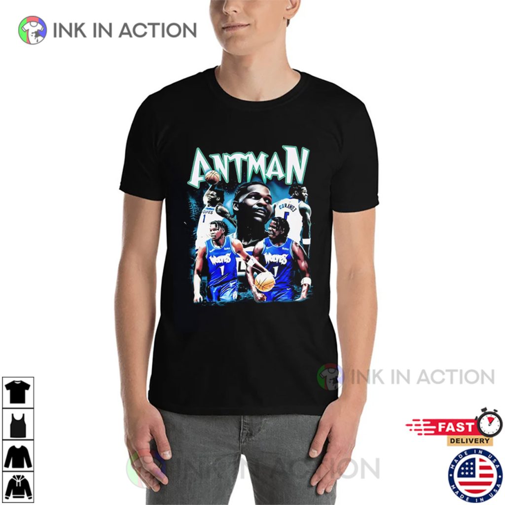 Anthony Edwards The Ant Timberwolves Classic Style T-shirt - Print your ...