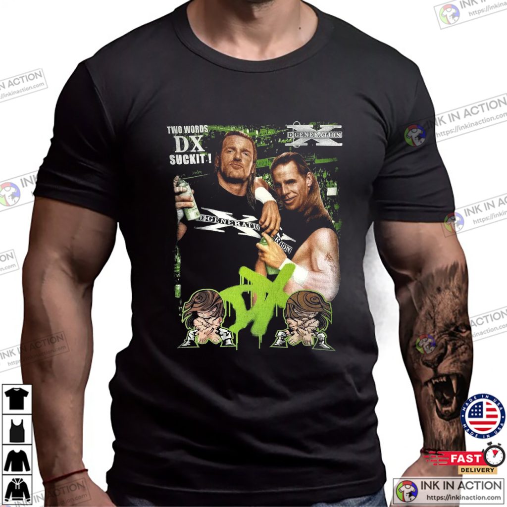 D Generation X Shawn Michaels Wrestling Tee - Print your thoughts. Tell ...