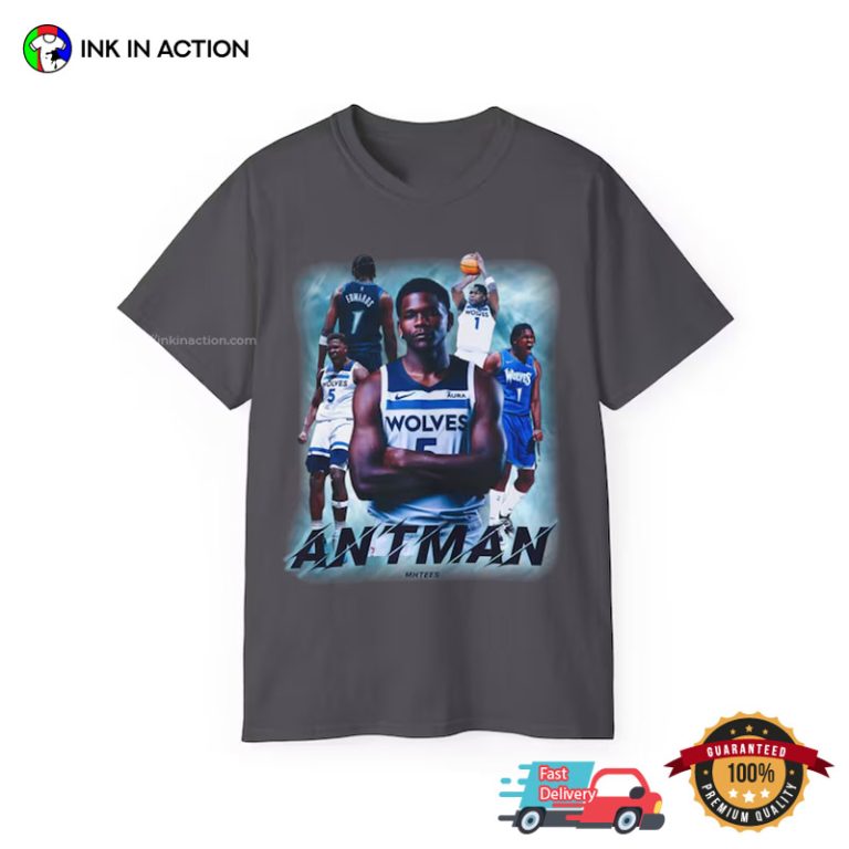 Anthony Edwards Timberwolves Basketball Graphic Tee - Print your ...