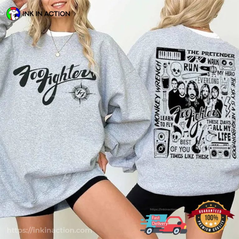 Foo Fighters Tour 2024 Comfort Colors Tee - Print your thoughts. Tell ...