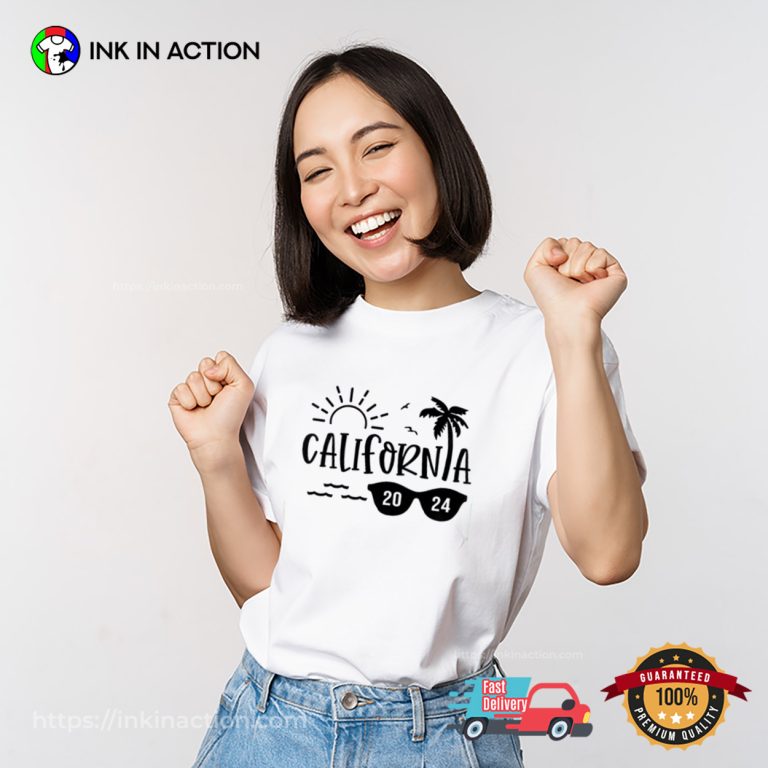 National Bikini Day 2024 Trip To California T Shirt Print Your Thoughts Tell Your Stories