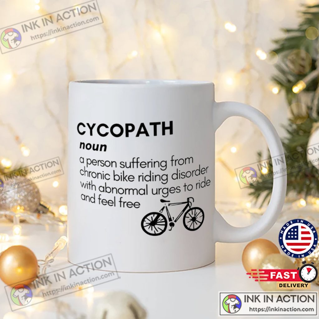 Cycopath Definition Coffee Cup - Print your thoughts. Tell your stories.