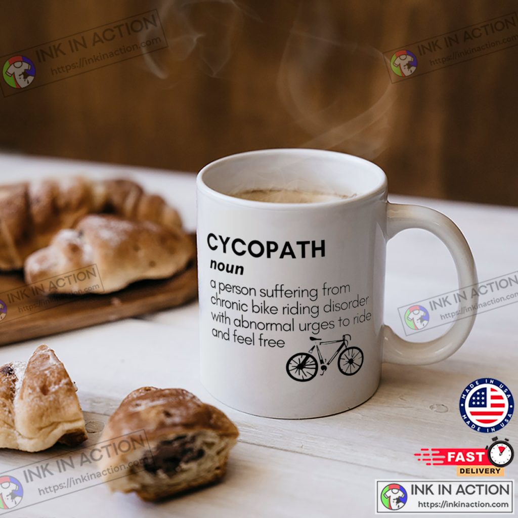 Cycopath Definition Coffee Cup - Print your thoughts. Tell your stories.