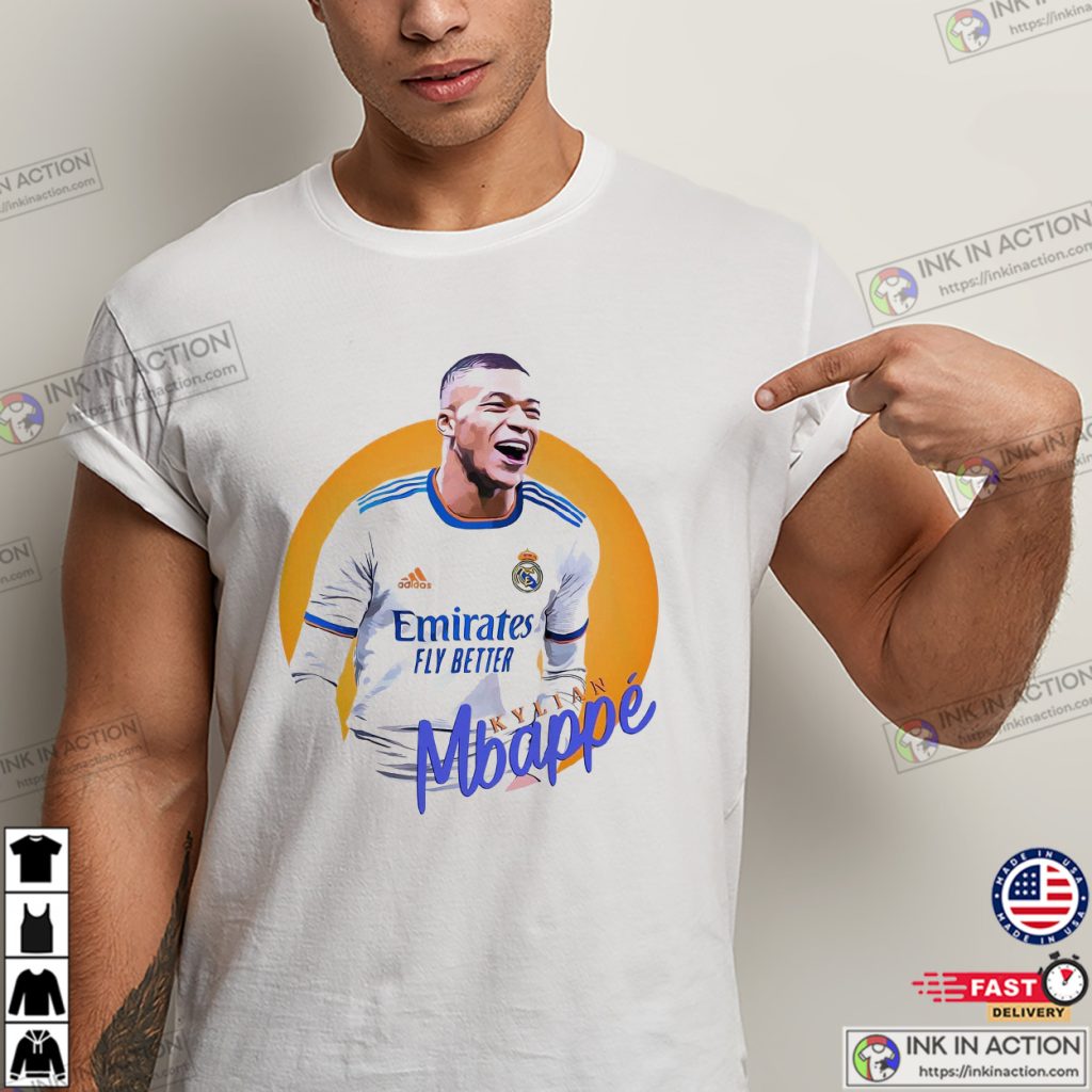 Kylian Mbappe Welcome To Real Madrid Hot Shirt - Print your thoughts ...