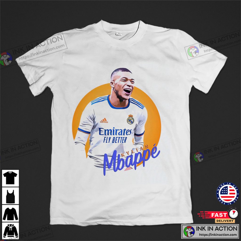 Kylian Mbappe Welcome To Real Madrid Hot Shirt - Print your thoughts ...