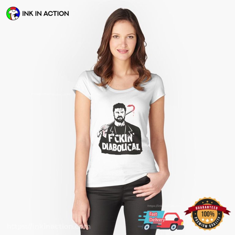 Fckin Diabolical Billy Butcher Blood Classic T-Shirt - Print your ...