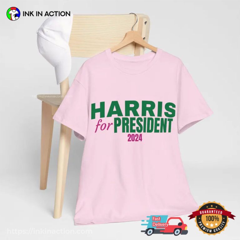Harris For President 2024 Unisex T-shirt, Kamala Harris Campaign ...