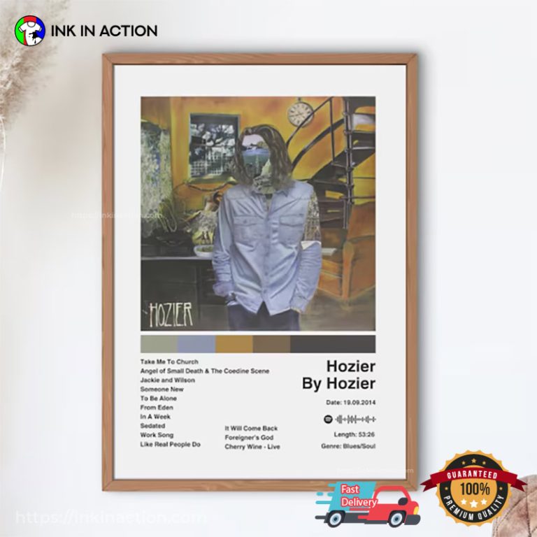 Hozier Album By Hozier Music Poster - Print your thoughts. Tell your ...
