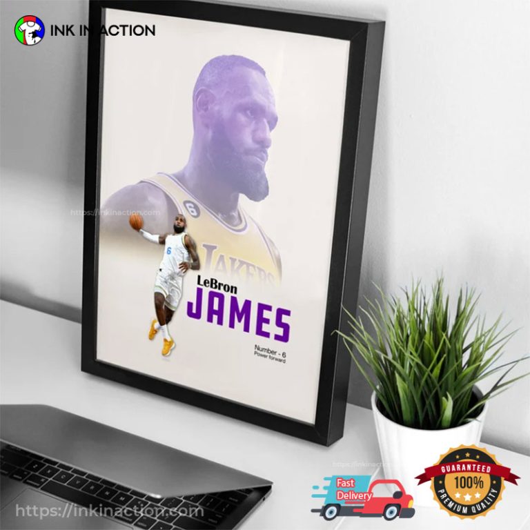 Lebron James LA Lakers NBA Poster - Print your thoughts. Tell your stories.