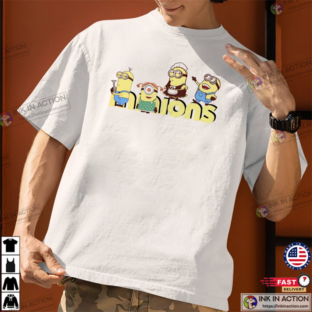 Minions Despicable Me Funny Cartoon T-shirt - Print your thoughts. Tell ...