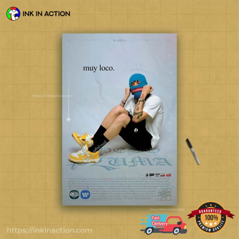 Muy Loco Peso Pluma Poster - Print your thoughts. Tell your stories.