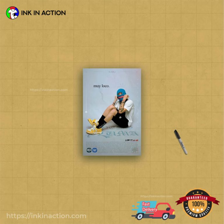 Muy Loco Peso Pluma Poster - Print your thoughts. Tell your stories.