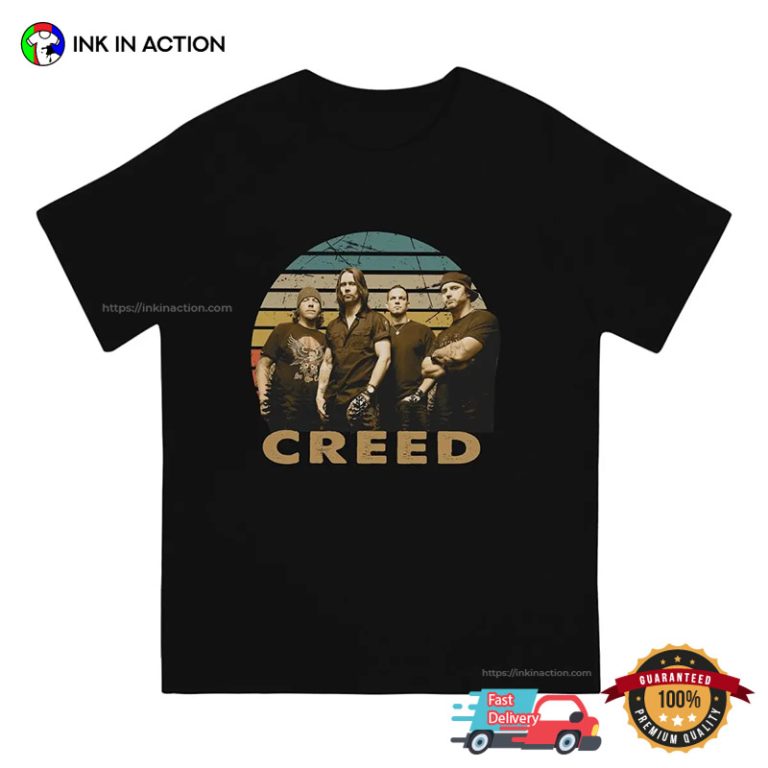 Vintage Rock Band Creed 90s T-shirt - Print your thoughts. Tell your stories.