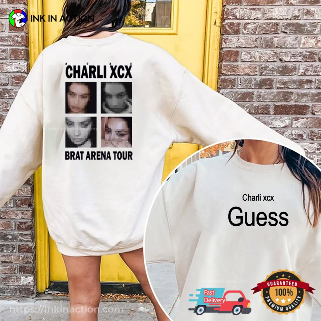 Charli XCX Brat Arena Tour 2 Sided Tee - Print your thoughts. Tell your ...