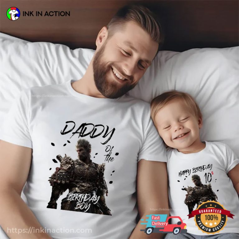 Custom Black Myth Wu Kong Family Matching T-shirt - Print your thoughts ...