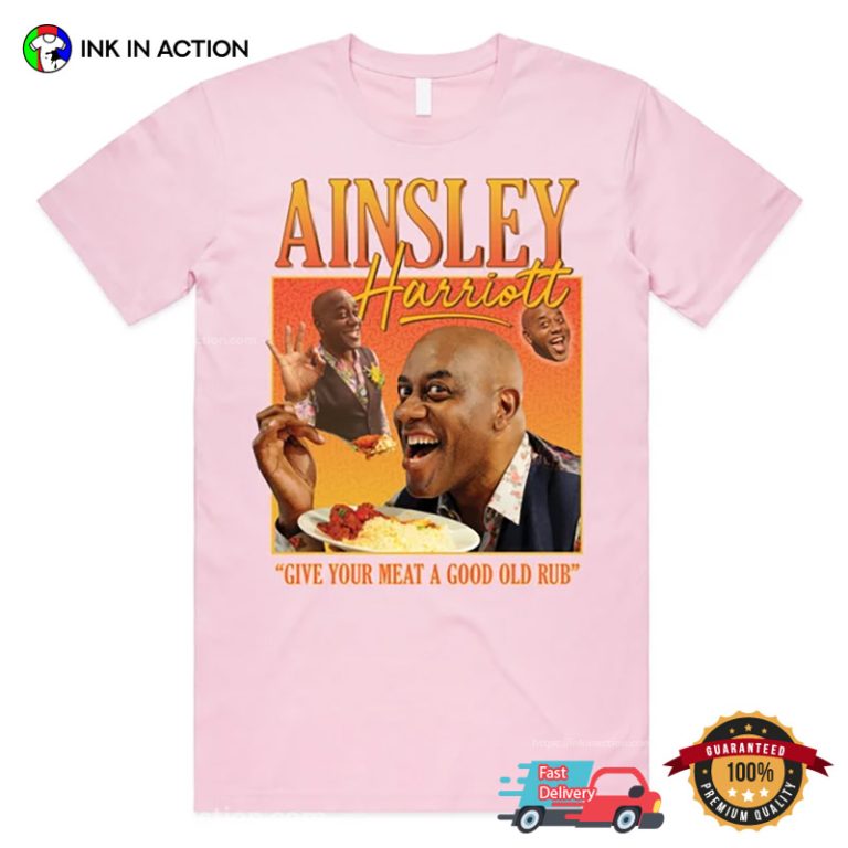 Funny 90s Ainsley Harriott Homage Meme T-shirt - Print your thoughts ...
