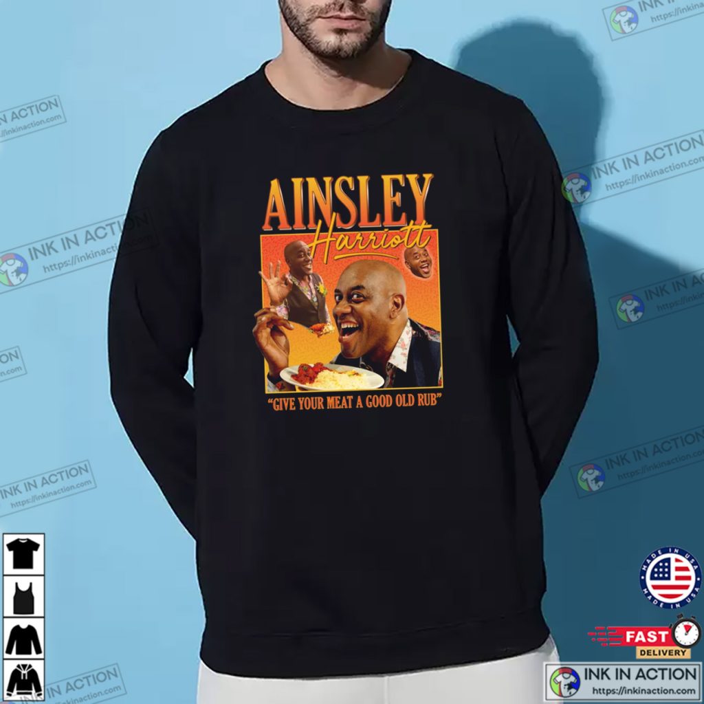 Funny 90s Ainsley Harriott Homage Meme T-shirt - Print your thoughts ...