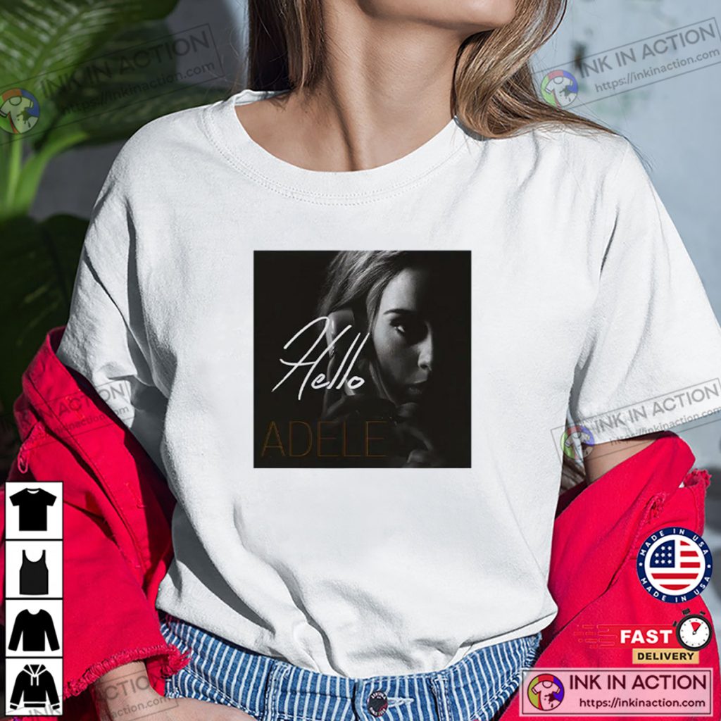 Hello Song Adele Vintage T-shirt - Print your thoughts. Tell your stories.