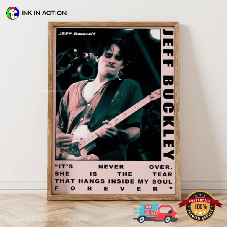 Jeff Buckley Retro Music Poster No. 1 - Print your thoughts. Tell your ...