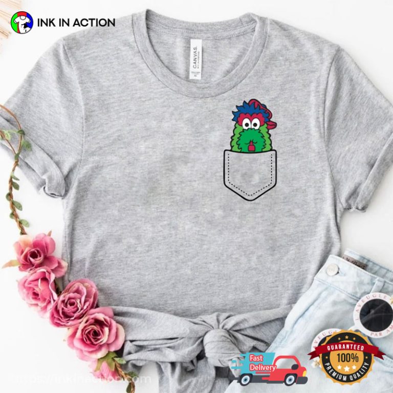 Phillies Phanatic Mascot Pocket Comfort Colors Shirt - Print your ...
