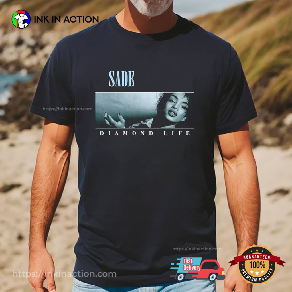 Sade Diamon Life Album Cover Vintage T-shirt - Print your thoughts ...