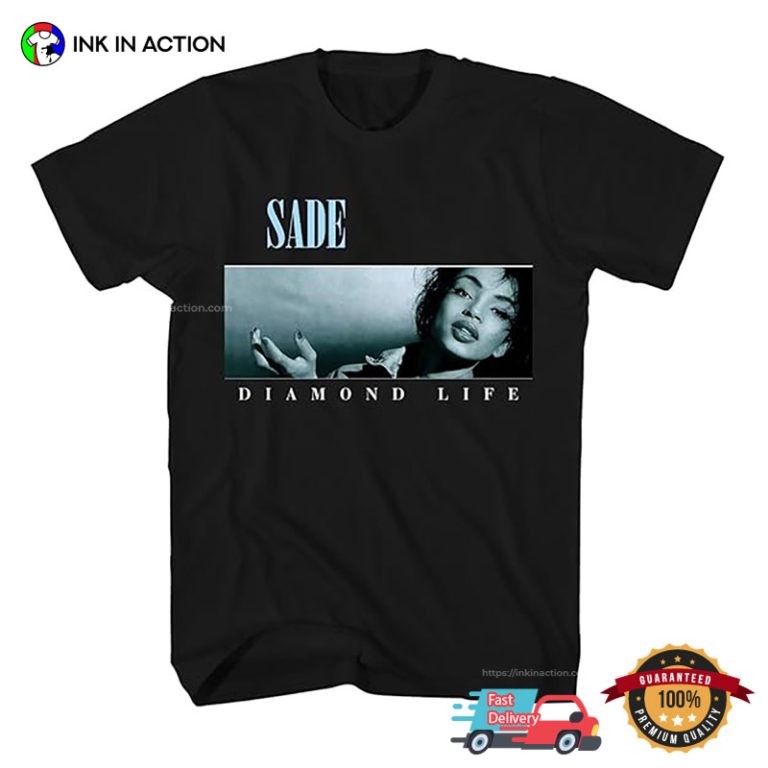 Sade Diamon Life Album Cover Vintage T-shirt - Print your thoughts ...