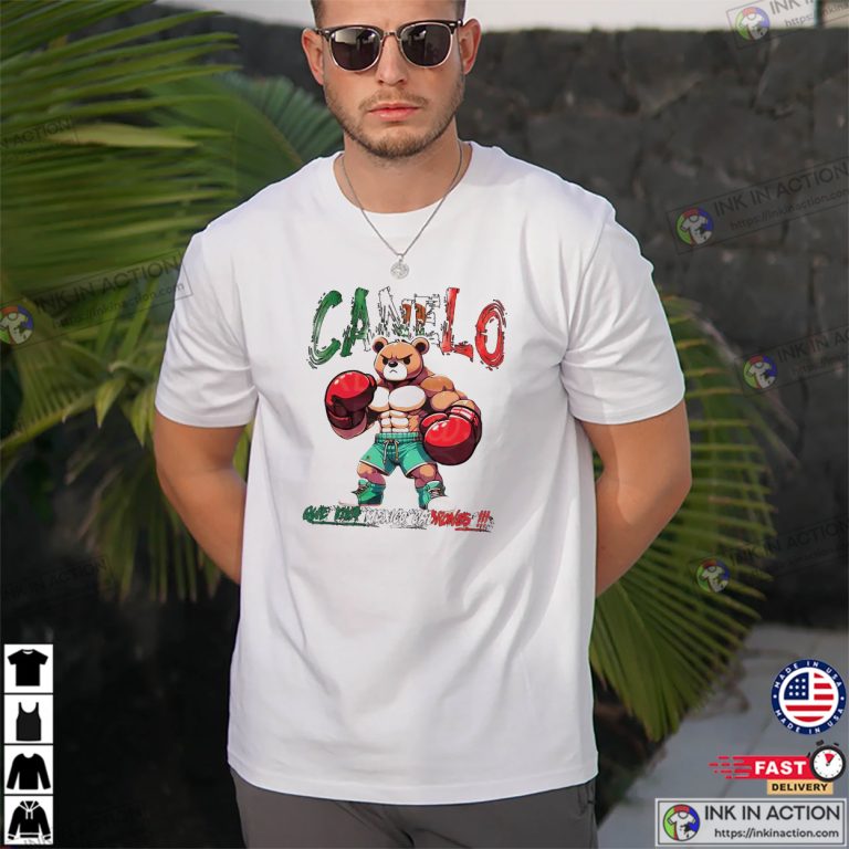 Canelo Alvarez Huge Boxer Bear Animation T-shirt - Print your thoughts ...
