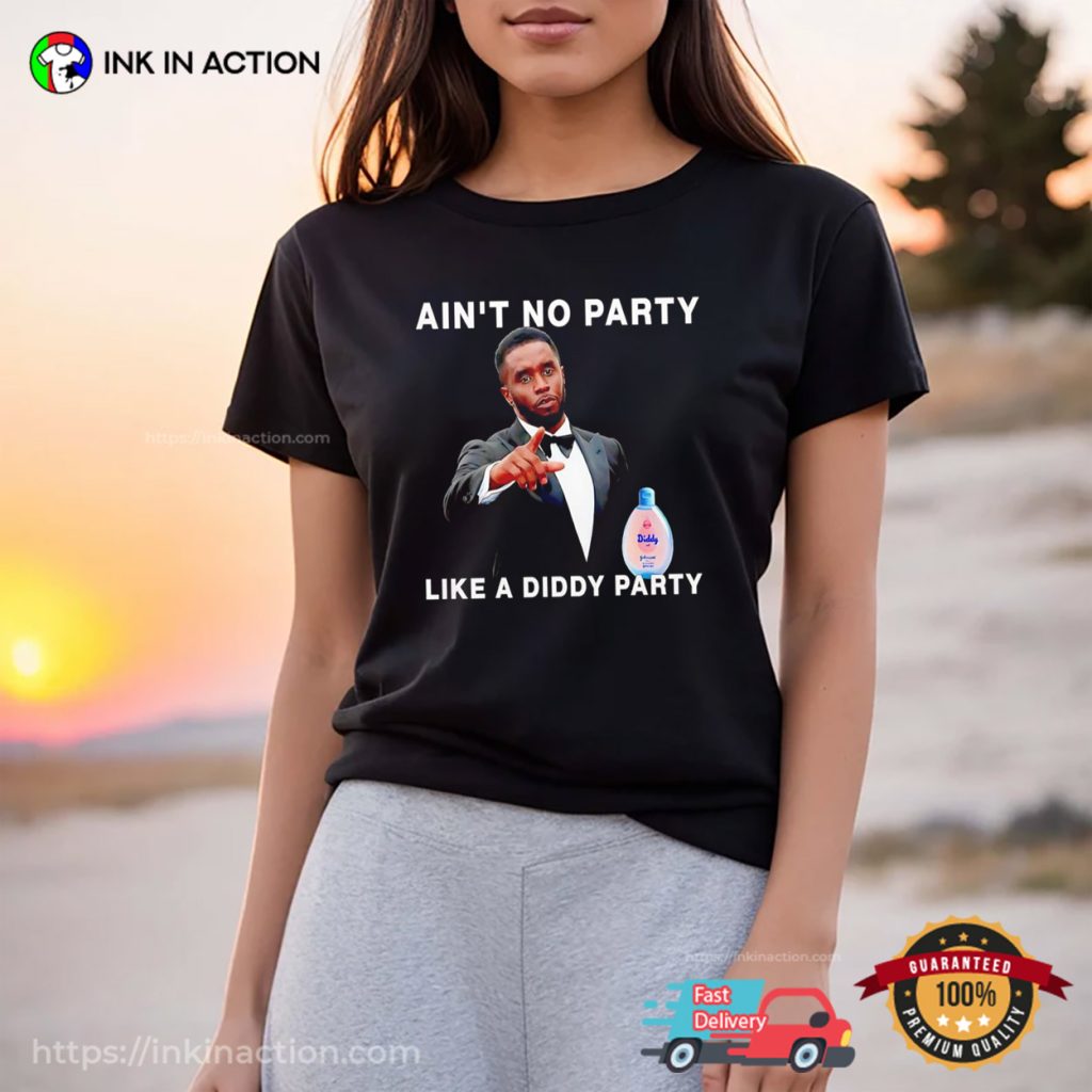 Baby Oil Party Diddy Funny Meme T-shirt - Print your thoughts. Tell ...