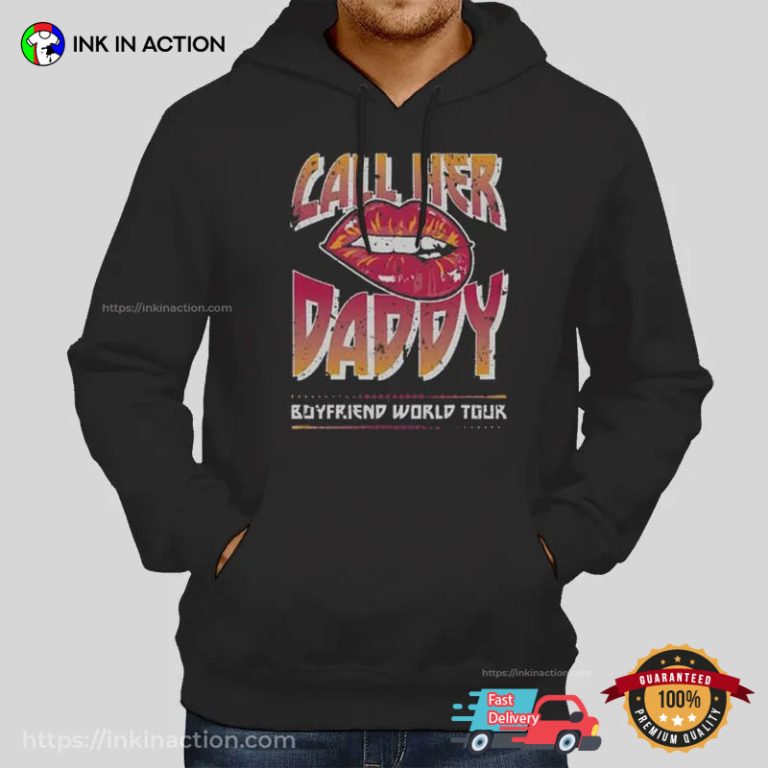 Call Her Daddy Merch Boyfriend World Tour Graphic Shirt - Print your ...