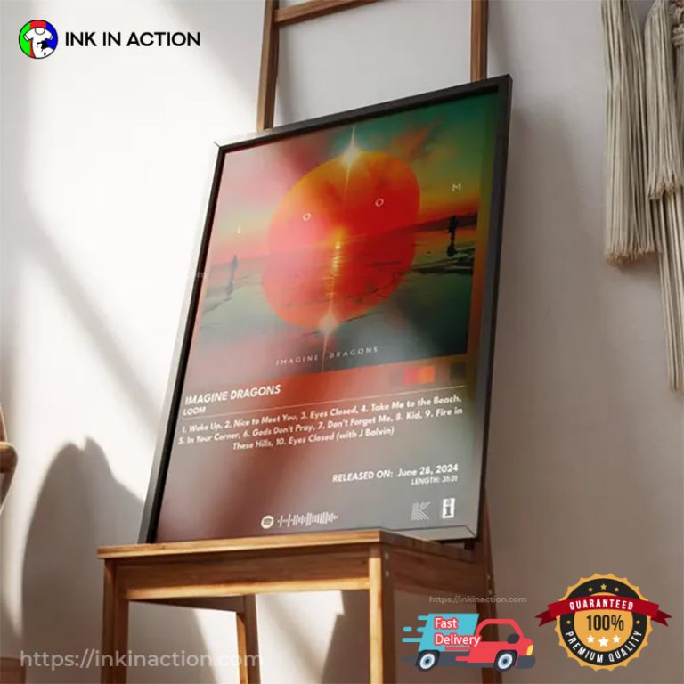 Imagine Dragons Loom Poster - Print your thoughts. Tell your stories.