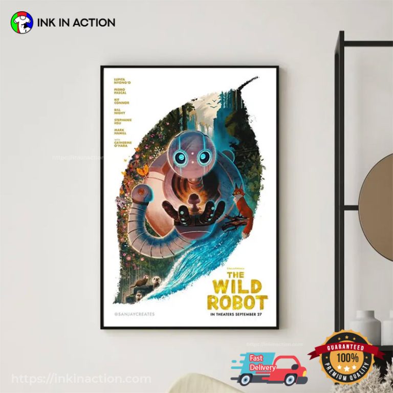 The Wild Robot Movie Poster - Print your thoughts. Tell your stories.