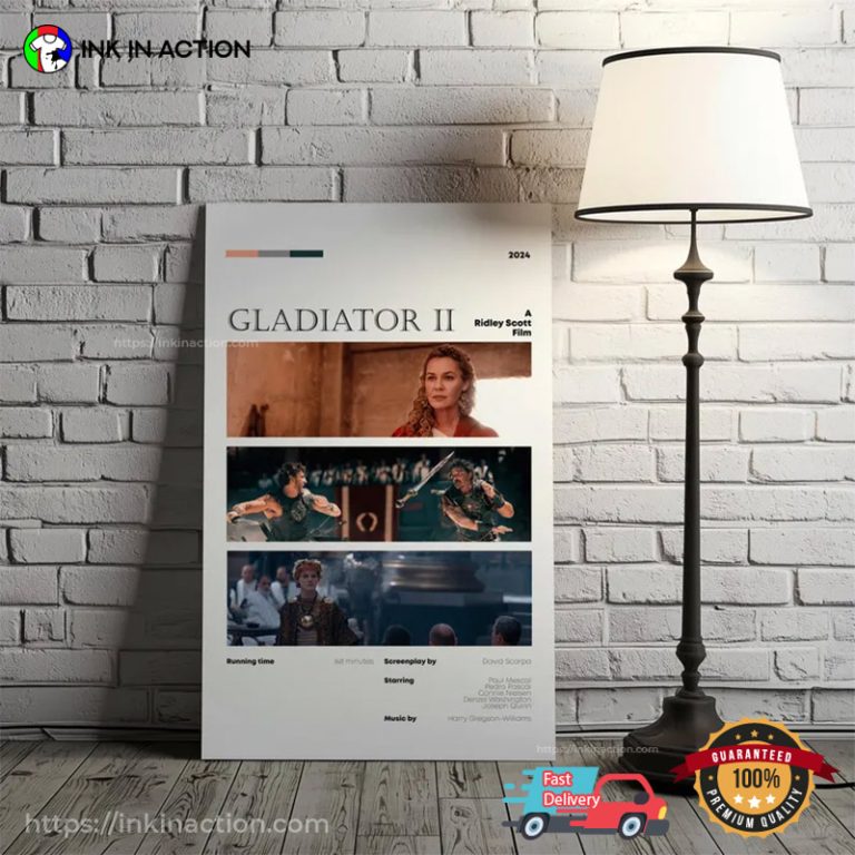 Gladiator 2 Movie Frame Poster - Print your thoughts. Tell your stories.