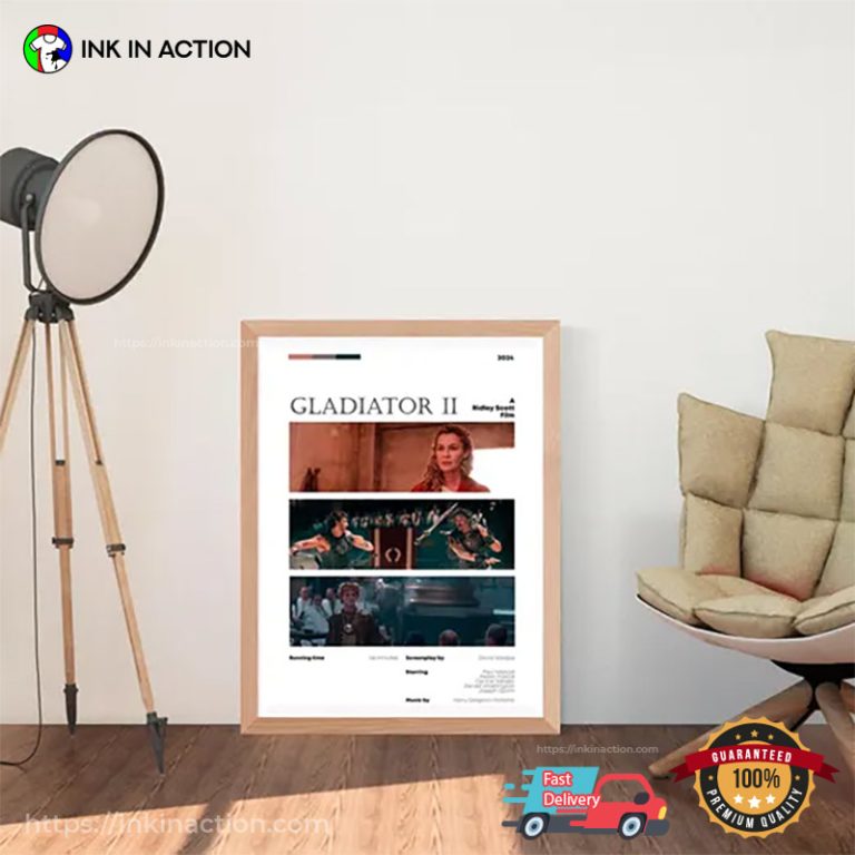 Gladiator 2 Movie Frame Poster - Print your thoughts. Tell your stories.