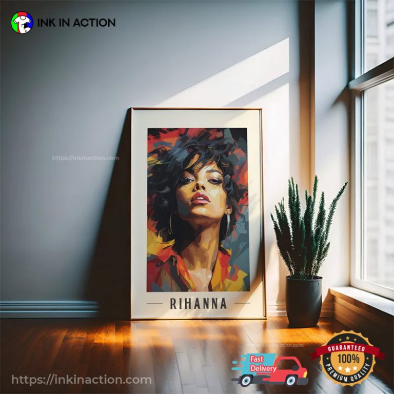 Single Rihanna WPAP Poster - Print your thoughts. Tell your stories.