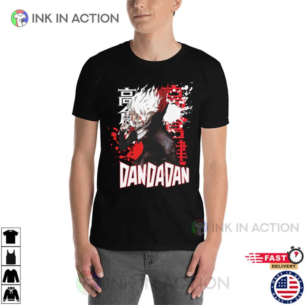 Cool Okarun Posture Dandadan Shirt - Print your thoughts. Tell your ...