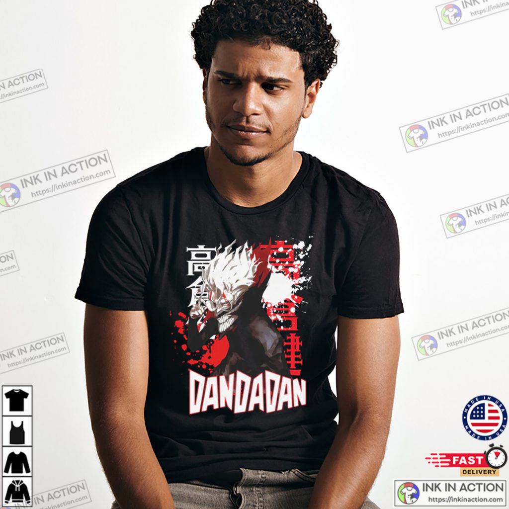 Cool Okarun Posture Dandadan Shirt - Print your thoughts. Tell your ...