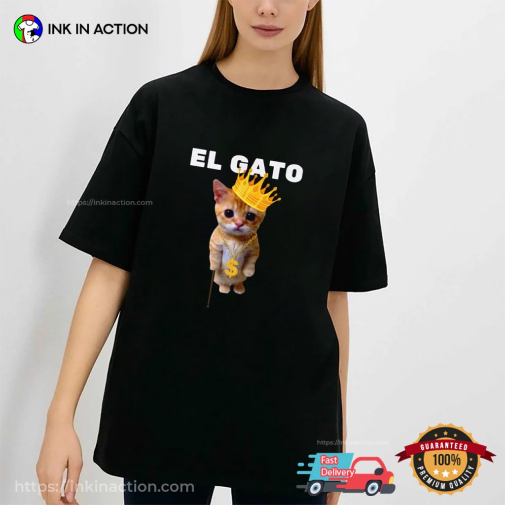 El Gato Meme Sad Crying Cat Munchkin Kitty Meme T-shirt - Print your ...