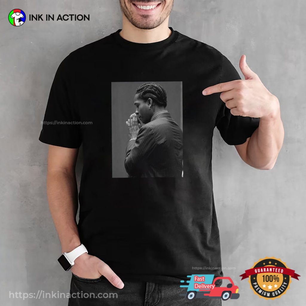 ASAP Rocky Praying Retro Photo 90s T-shirt - Print your thoughts. Tell ...