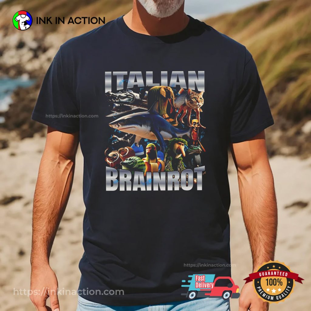 All Italian Brainrot Meme T-shirt - Print your thoughts. Tell your stories.
