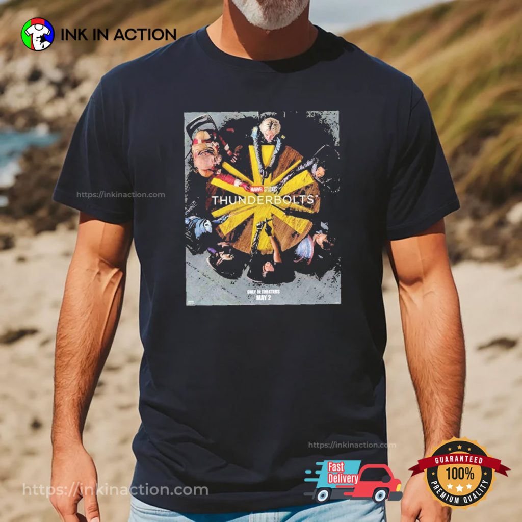 Thunderbolts Marvel Studios Movie Poster Shirt - Print your thoughts ...