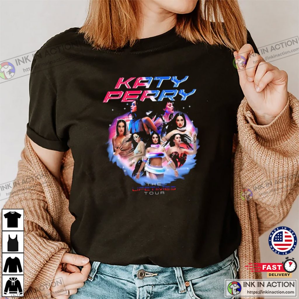 The Lifetimes Tour 2025 T-shirt, Katy Perry Fan Merch - Print your ...