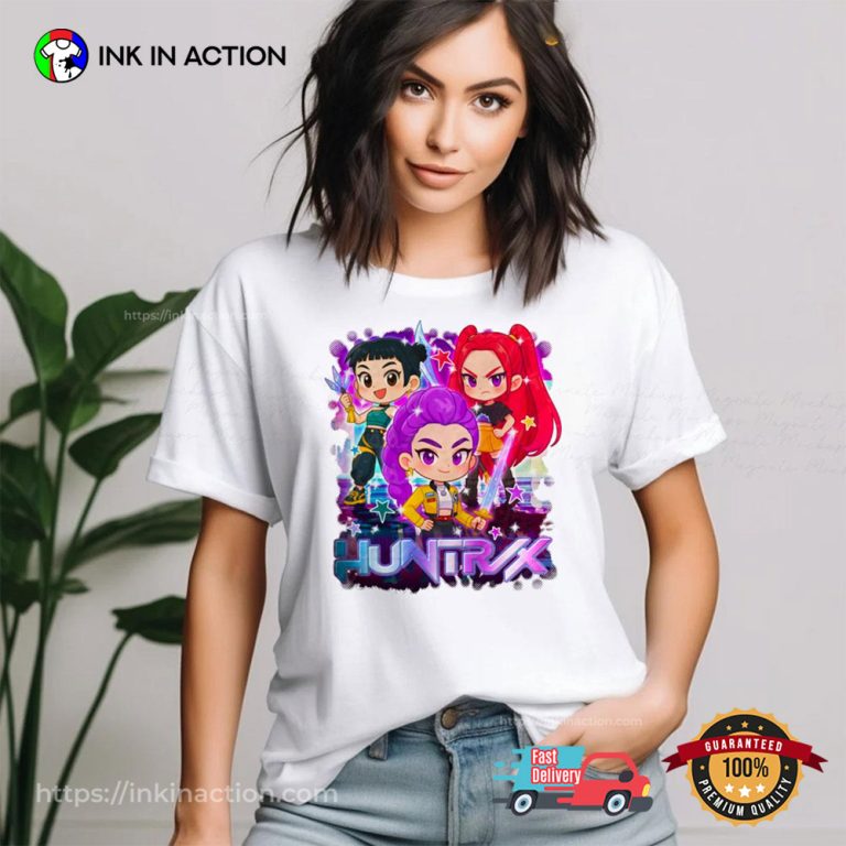 Huntrix Girl Kpop Demon Mira Rumi Joey T-shirt - Print your thoughts ...
